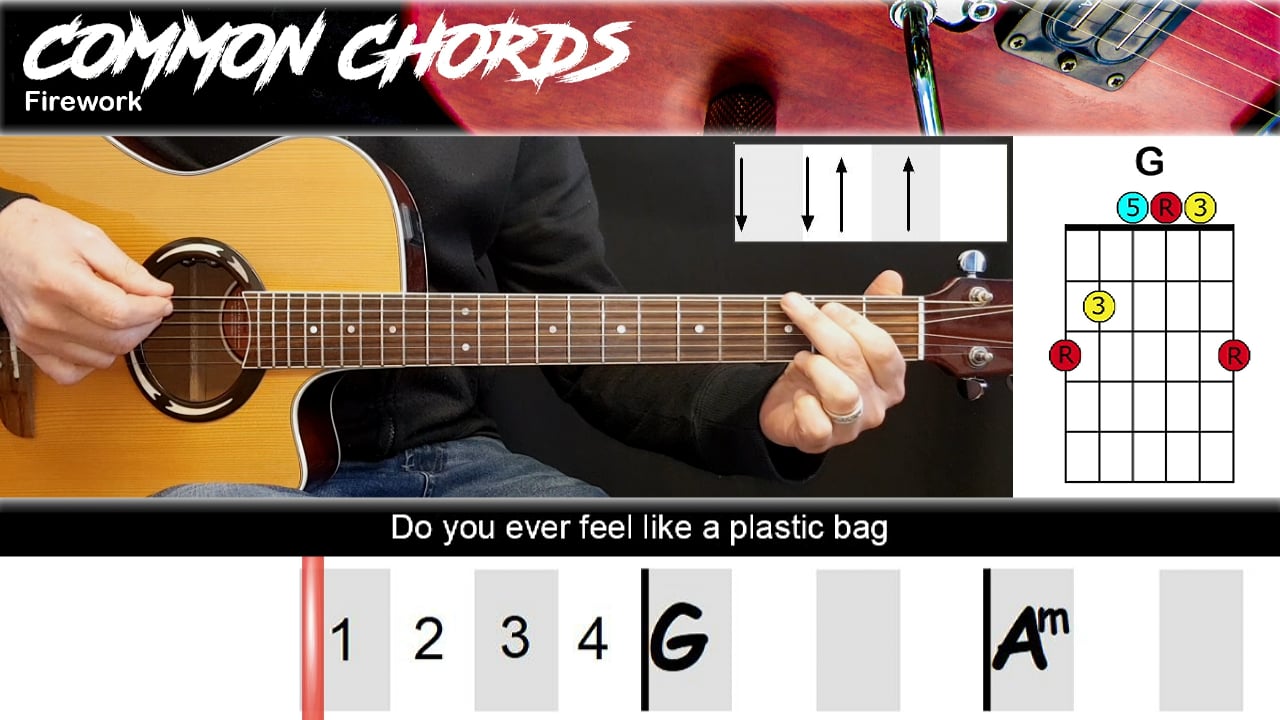 FIREWORK by Katy Perry Common Chords