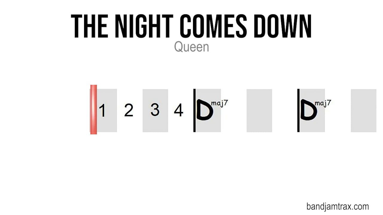 THE NIGHT COMES DOWN by Queen Jam With A Track